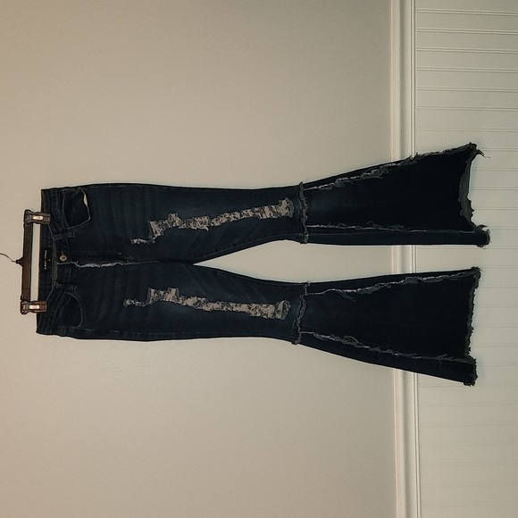 Almost Famous | Pants & Jumpsuits | Jeans By Almost Famous Wide Bell ...